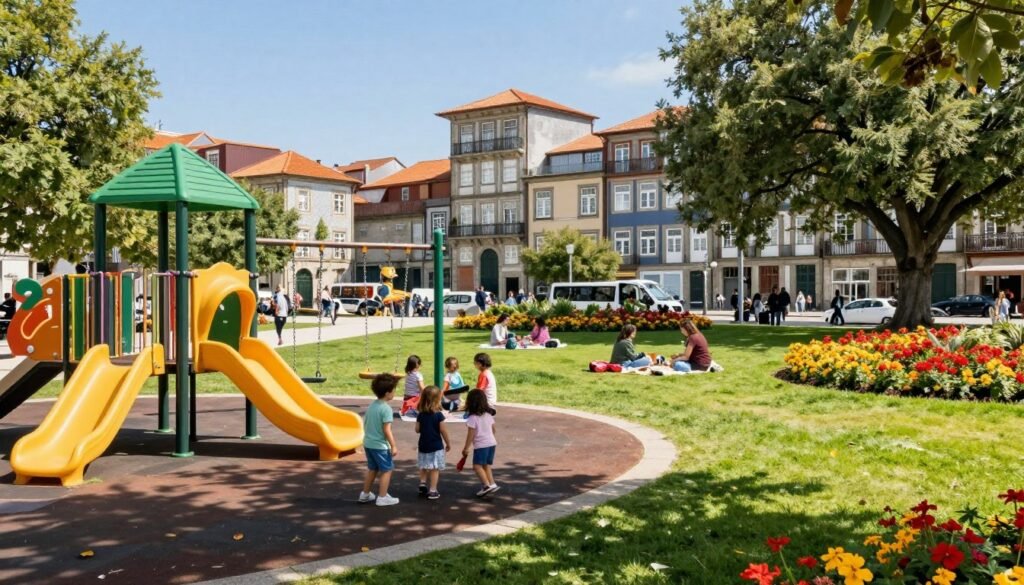 Os melhores parques e jardins com parque infantil no Porto